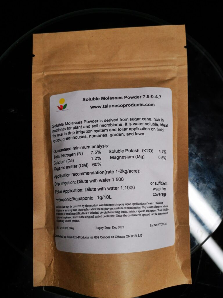 Soluble Molasses Powder (200g, 500g, 1kg & 10kg) - Talun ECO Products ...